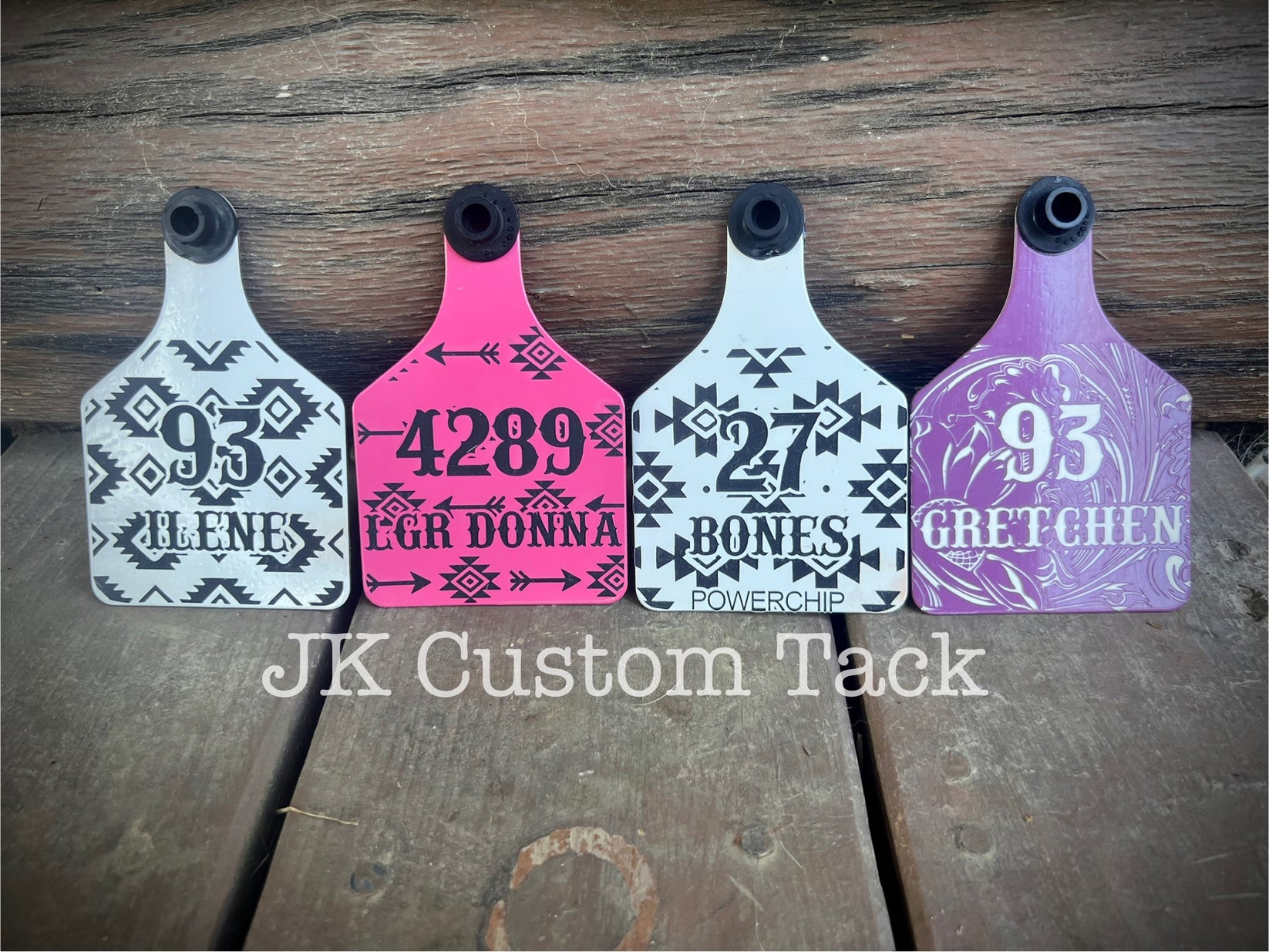 Custom Engraved Livestock Ear Tags Cattle/Sheep/Goat/Pigs – JK Custom Tack